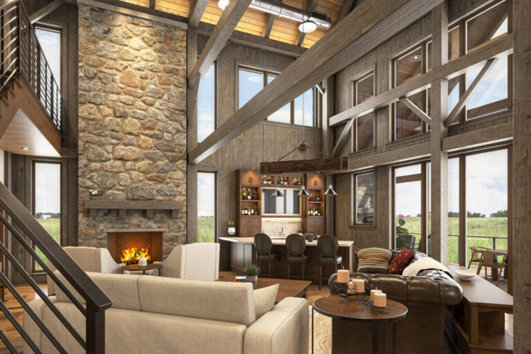 Hand-cut Craftsmanship For Timber Frame - Tabberson Architects