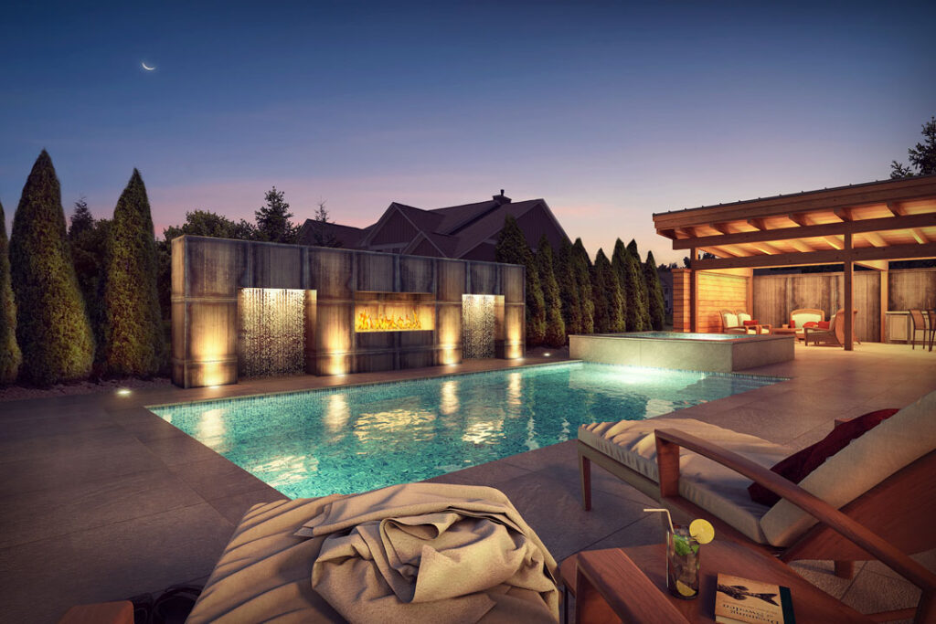 Elemental Poolscape - Tabberson Architects