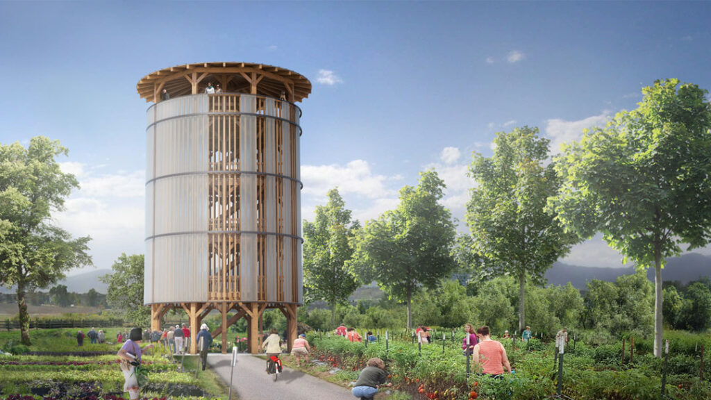 Silo Observation Tower - Tabberson Architects